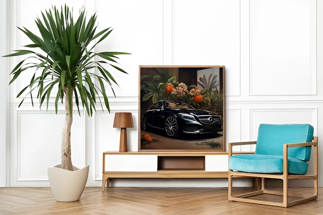 Set of 3 Posters Car Digital Wall Room Decor for Boys Children's Home ...