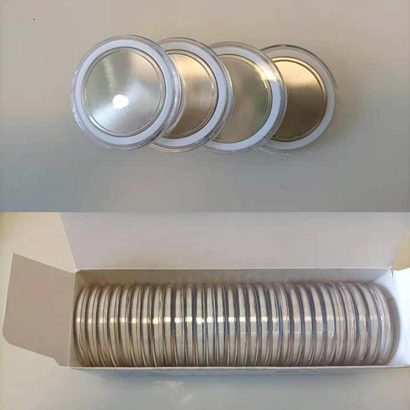 Titanium Coin Blanks Challenge Coin Reed Edge Grooved Mirror Finish 40 ...