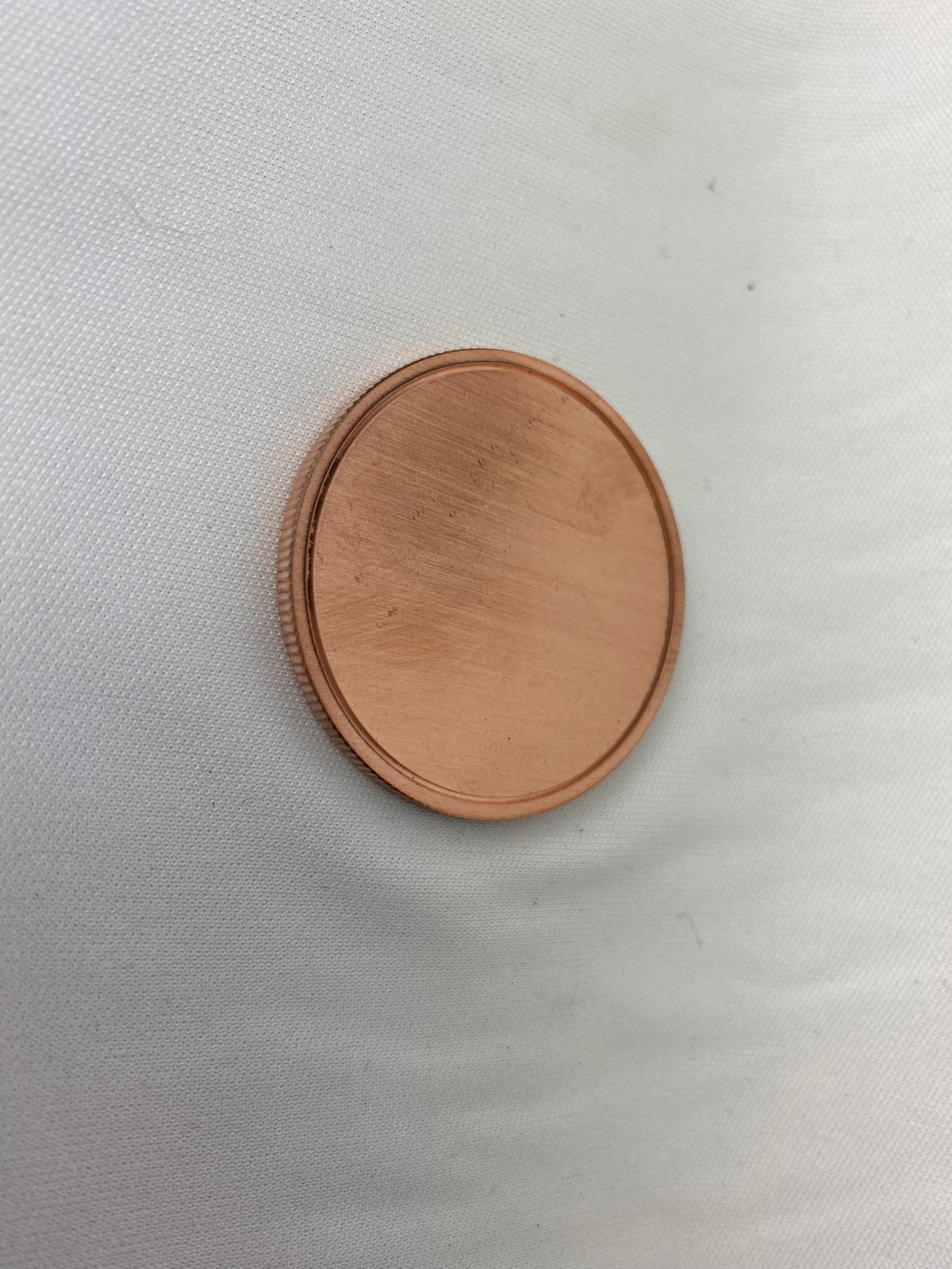 Copper Blanks Challenge Coin Reed Edge Grooved Mirror Finish 40 Mm ...