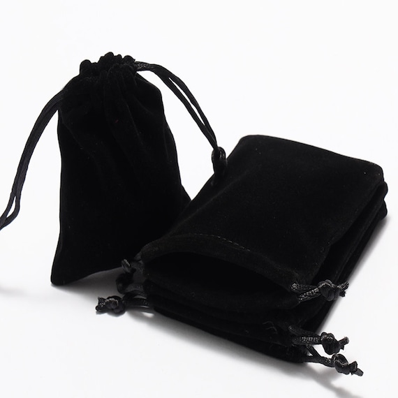 100pcs 2 X 2.8 Inch Black Velvet Cloth Jewelry Pouches Velvet - Etsy