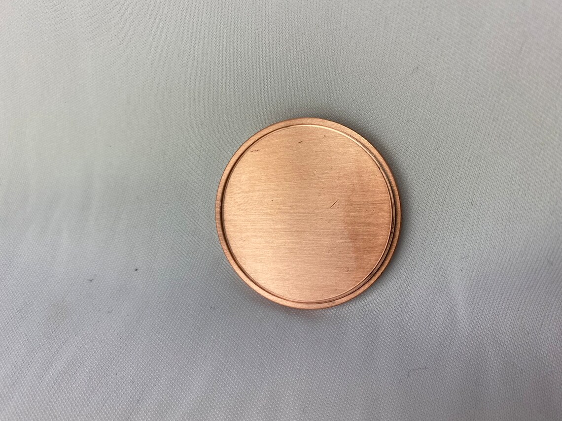 Copper Blanks Challenge Coin Reed Edge Grooved Mirror Finish 40 Mm ...
