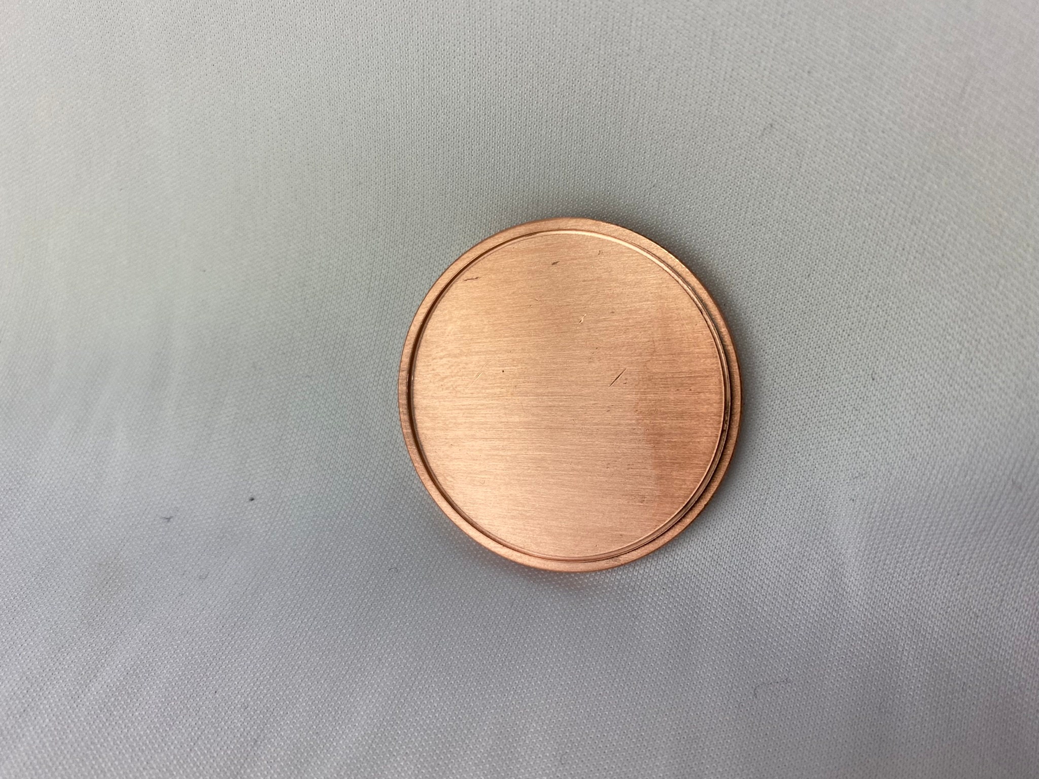 Copper Blanks Challenge Coin Reed Edge Grooved Mirror Finish 40 Mm ...