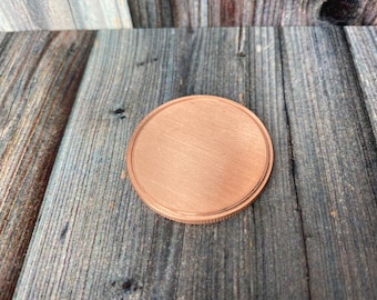 Brass Blanks - Challenge Coin - Reed Edge - Grooved - Mirror Finish -40 ...