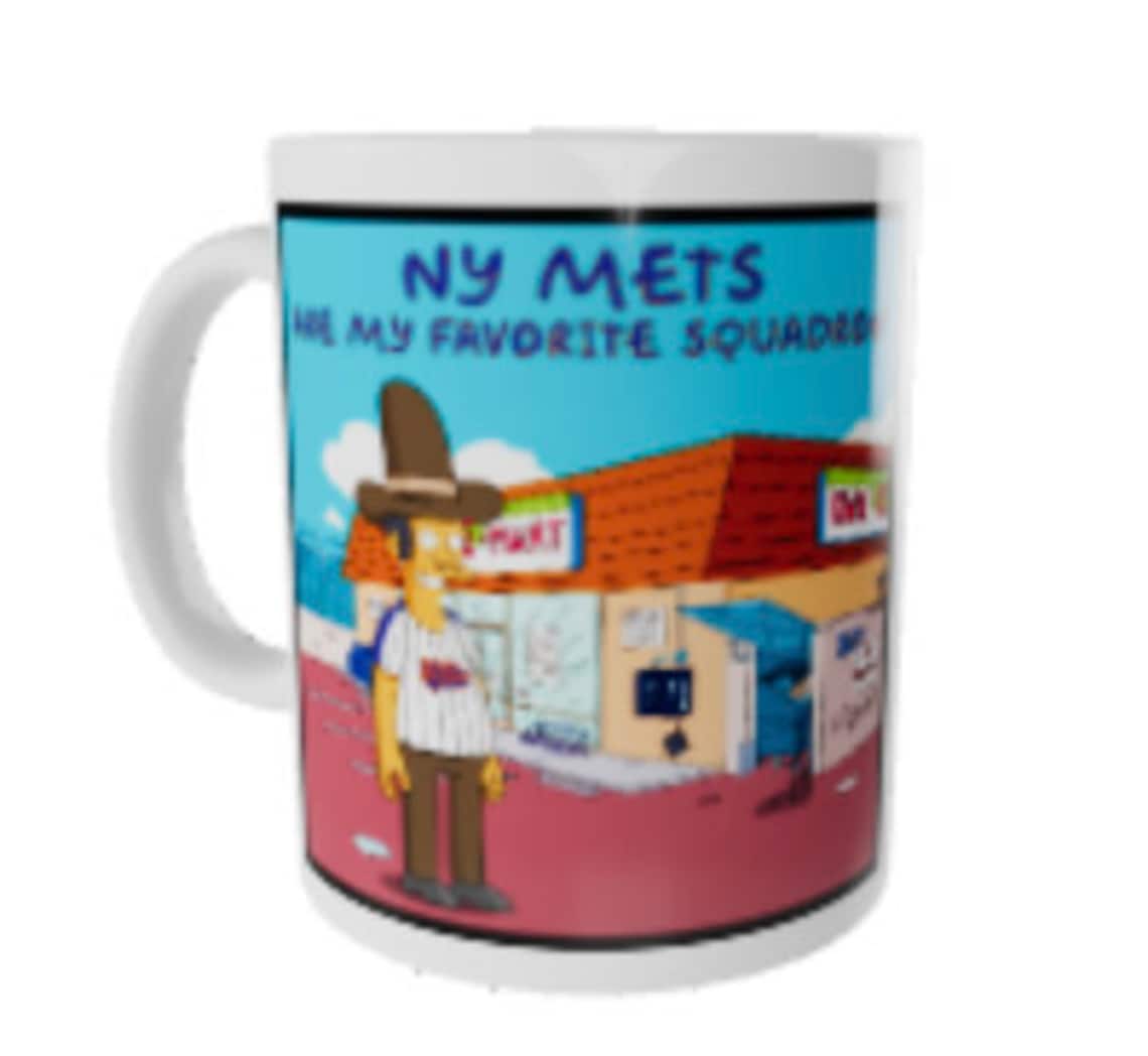 Apu ny Mets Are My Favorite Squadron Simpsons Coffee Mug Original ...