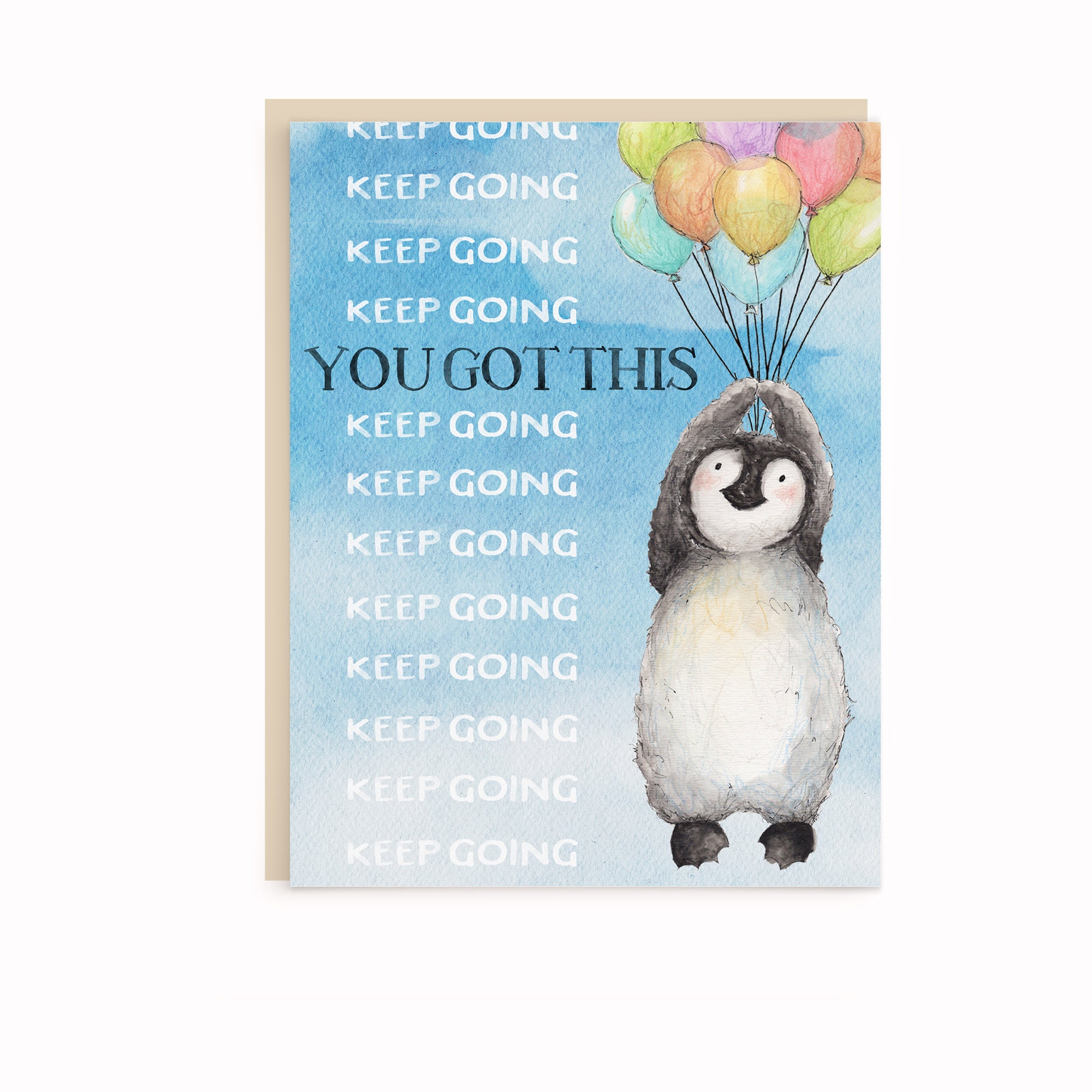 Keep Going.. You Got This Encouragement Friendship Greeting Card - Etsy