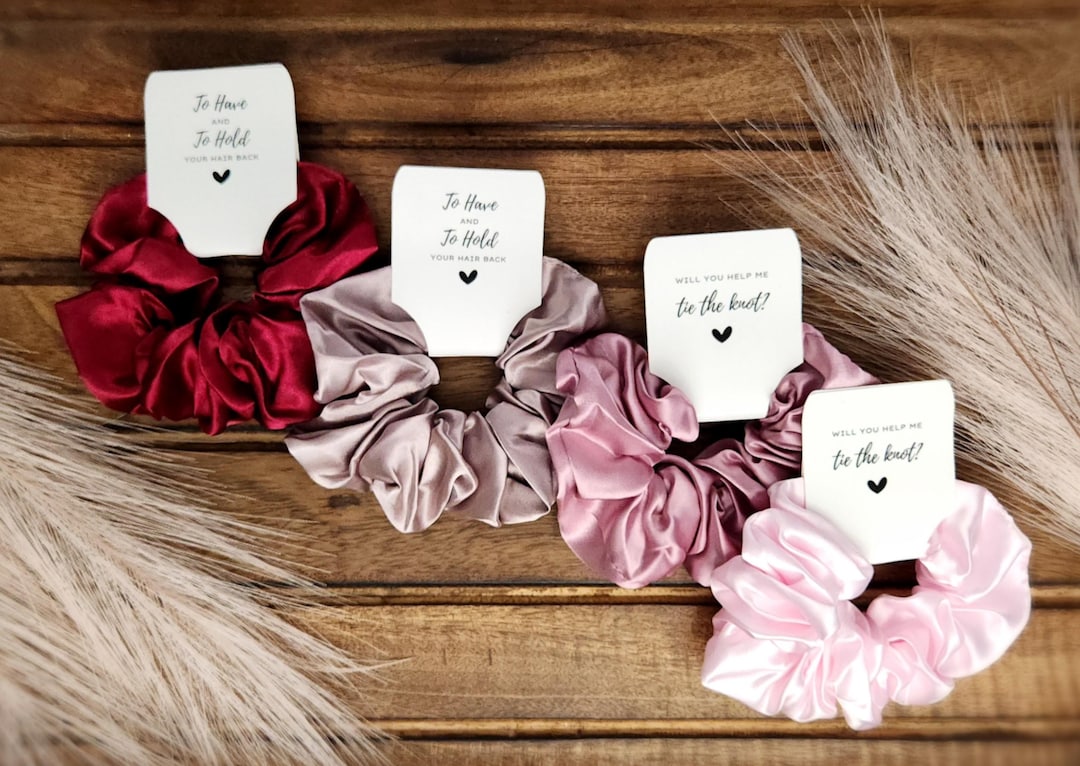 To Have and to Hold Your Hair Back - Bridesmaid Hair Scrunchies ...