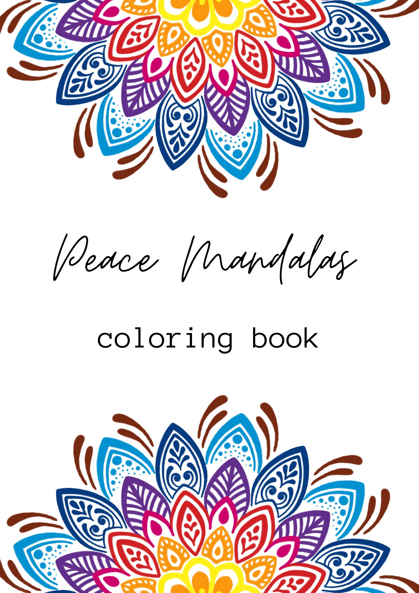 Peace Mandela Coloring Book - Etsy