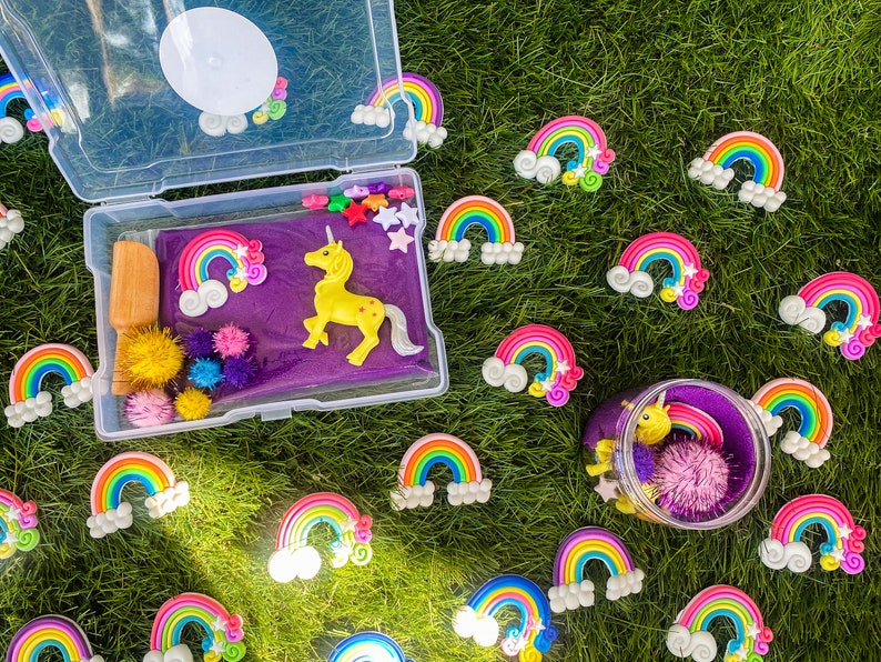 Unicorn Fairytale Sensory Bin on the Go Montessori Toys - Etsy