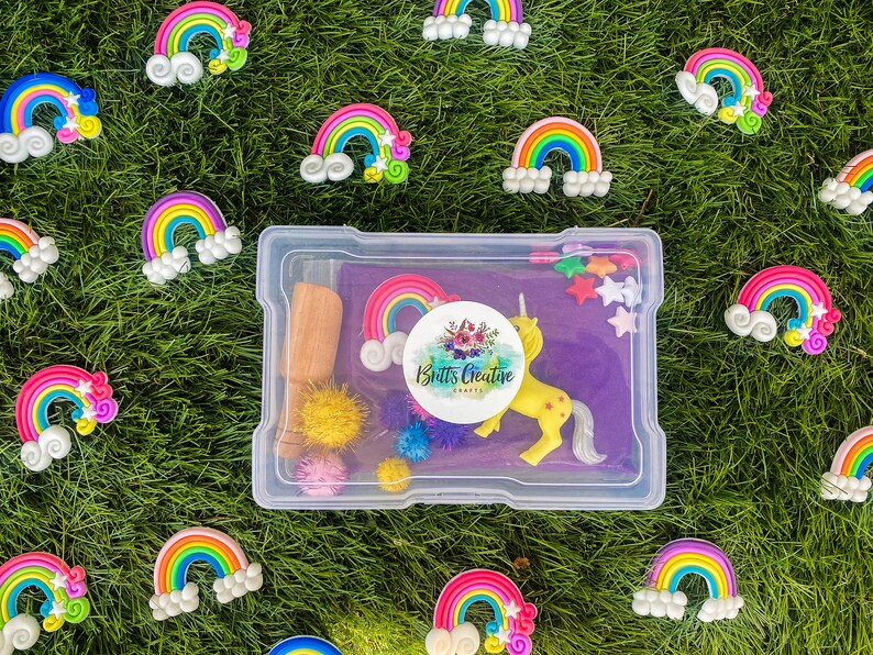 Unicorn Fairytale Sensory Bin on the Go Montessori Toys - Etsy