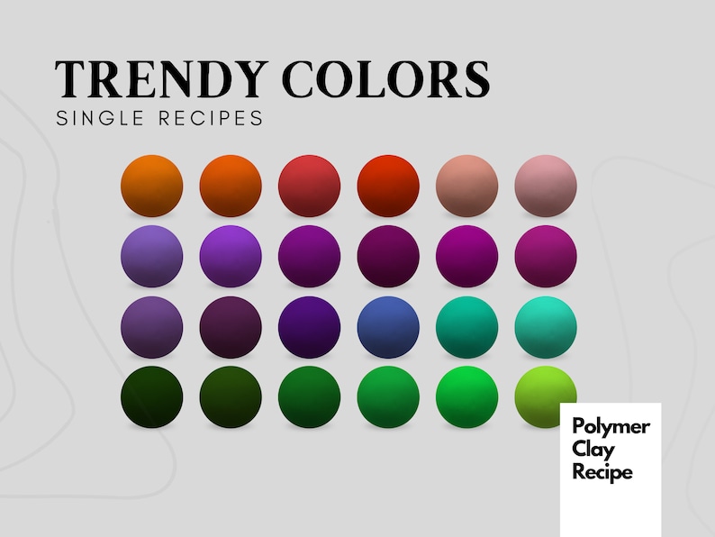 Create Your Own Palette Trendy Color Recipes Color Mixing FIMO ...