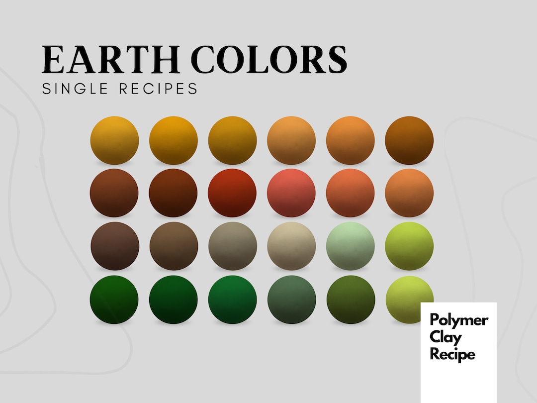 Create Your Own Palette | Earth Color Recipes | Color Mixing | FIMO ...