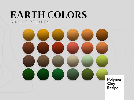 Create Your Own Palette Earth Color Recipes Color Mixing - Etsy
