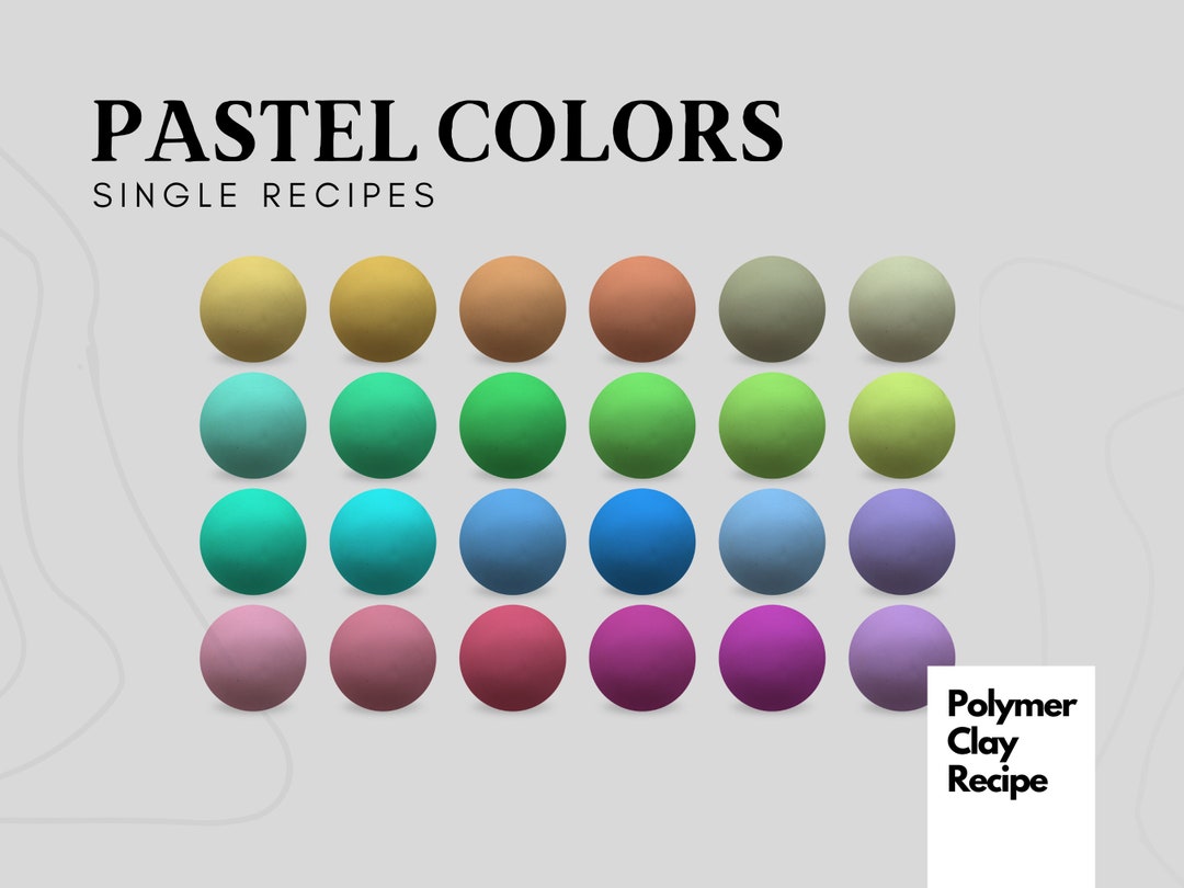 Create Your Own Palette | Pastel Color Recipes | Color Mixing | FIMO ...