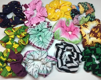Demon Slayer Hair Scrunchie - Etsy