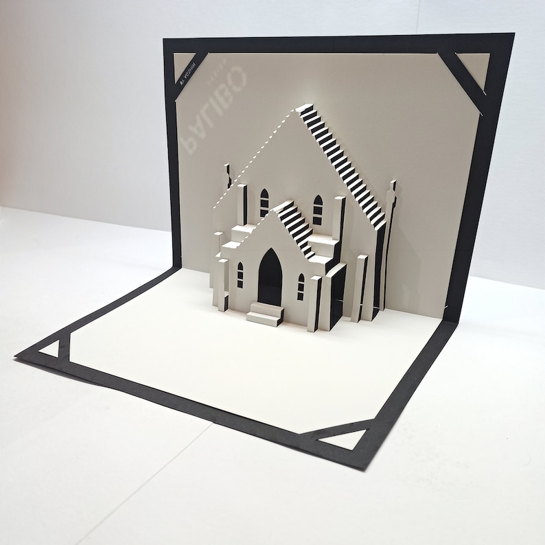 DIY Pop up Card PDF Templates, Architectural Origami, Kirigami, 3d ...