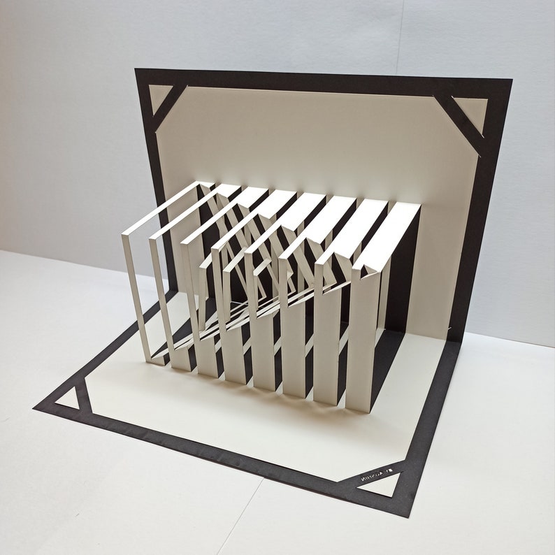 DIY Pop up Card PDF Templates, Architectural Origami, Kirigami, 3d ...