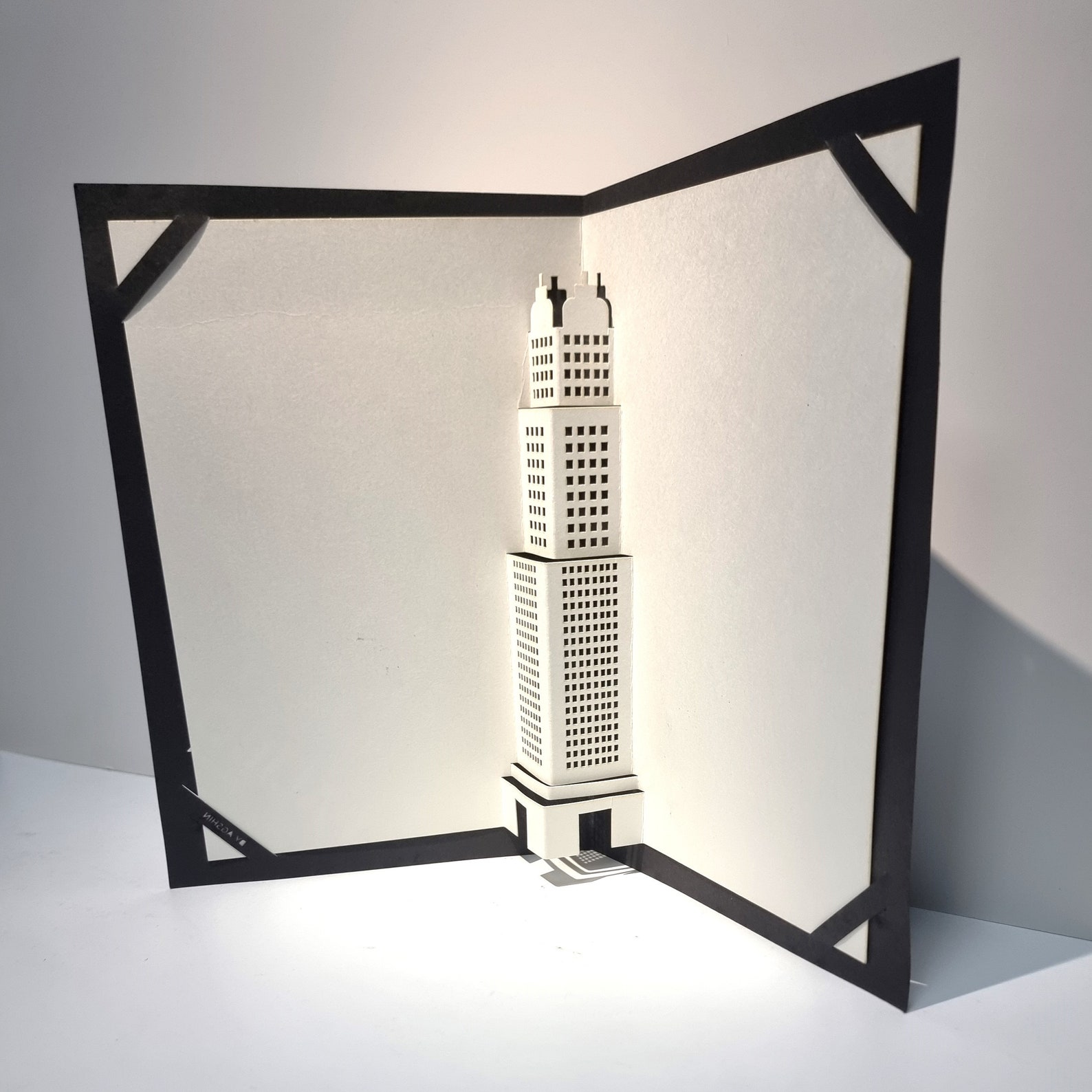 DIY Pop up Card PDF Templates, Architectural Origami, Kirigami, 3d ...