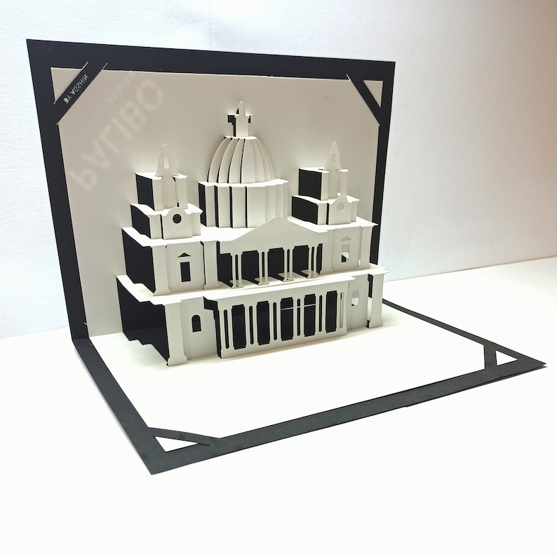 DIY Pop up Card PDF Templates, Architectural Origami, Kirigami, 3d ...