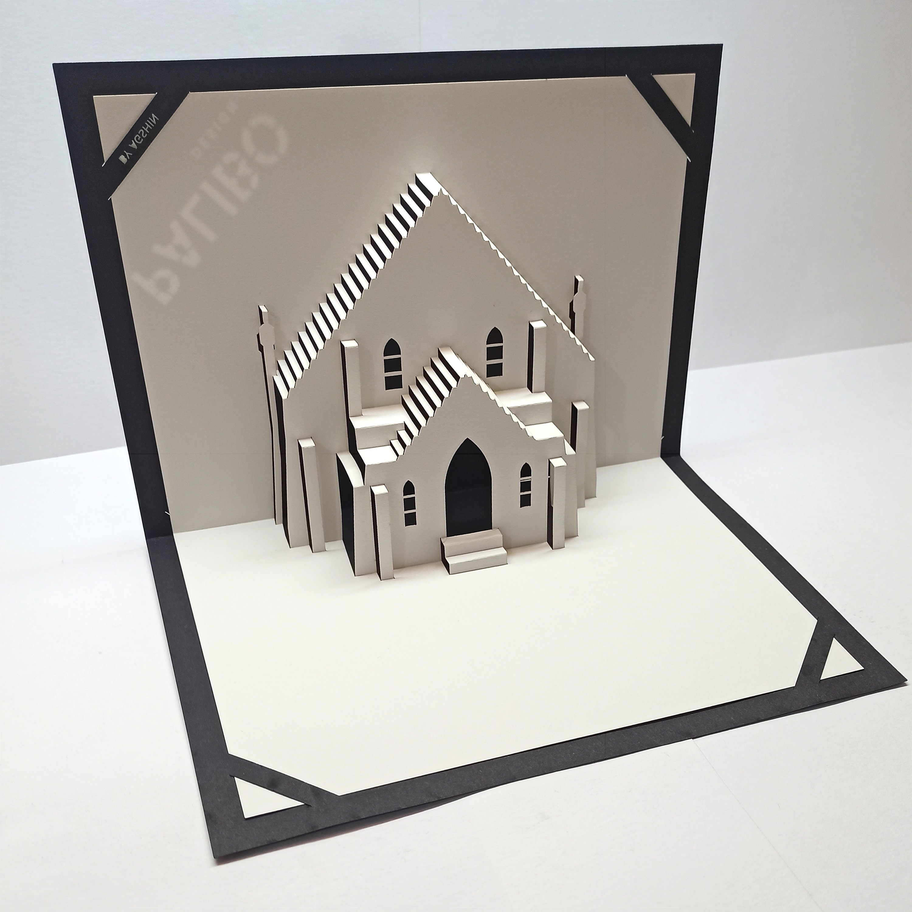 DIY Pop up Card PDF Templates, Architectural Origami, Kirigami, 3d ...