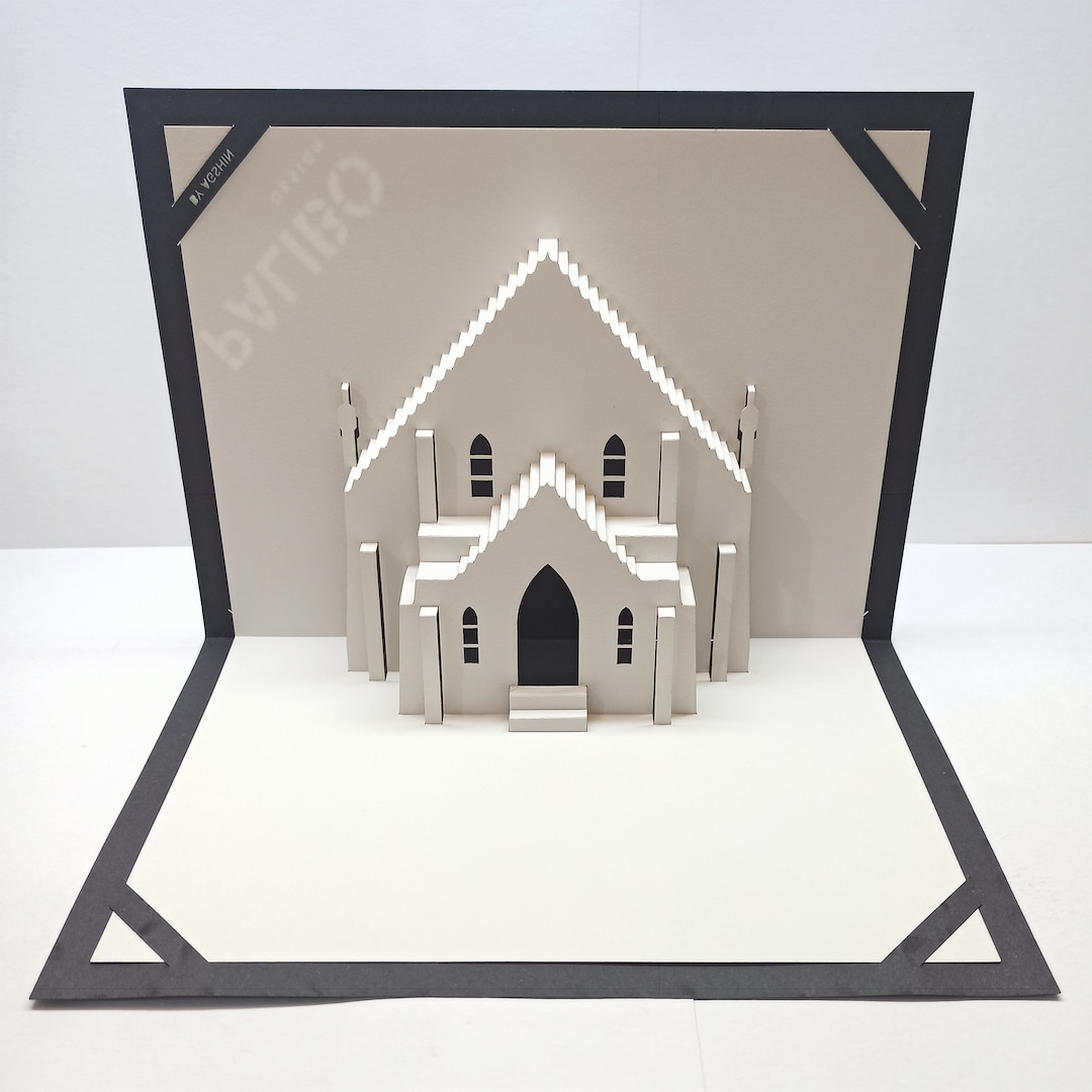 DIY Pop up Card PDF Templates, Architectural Origami, Kirigami, 3d ...