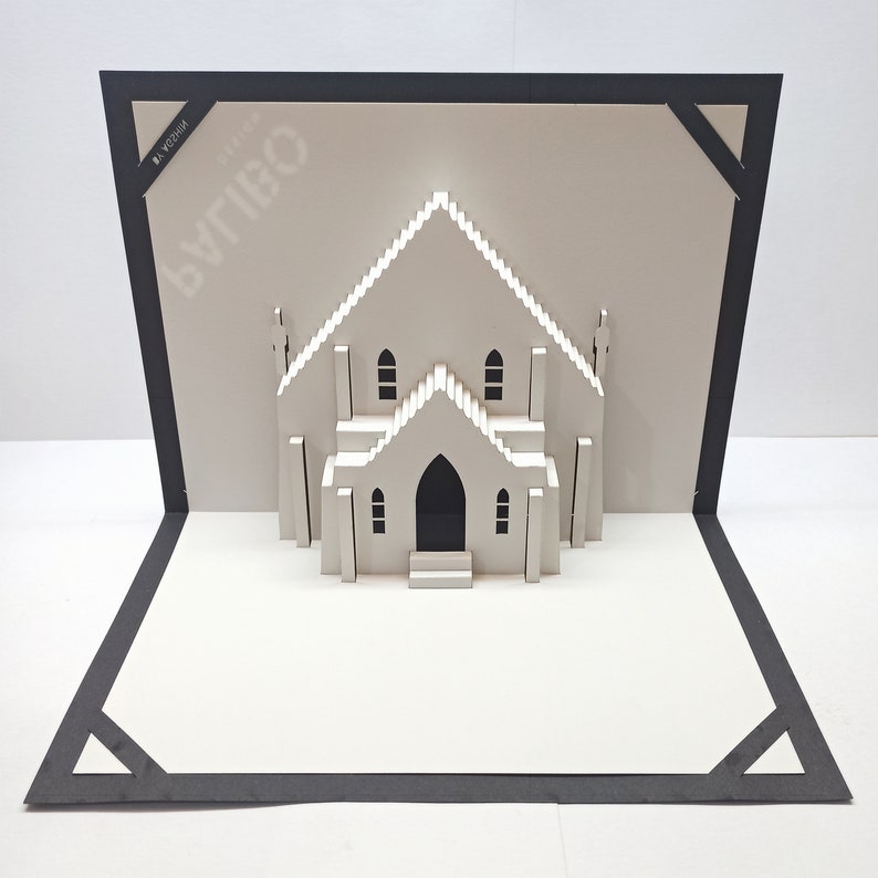 DIY Pop up Card PDF Templates, Architectural Origami, Kirigami, 3d ...