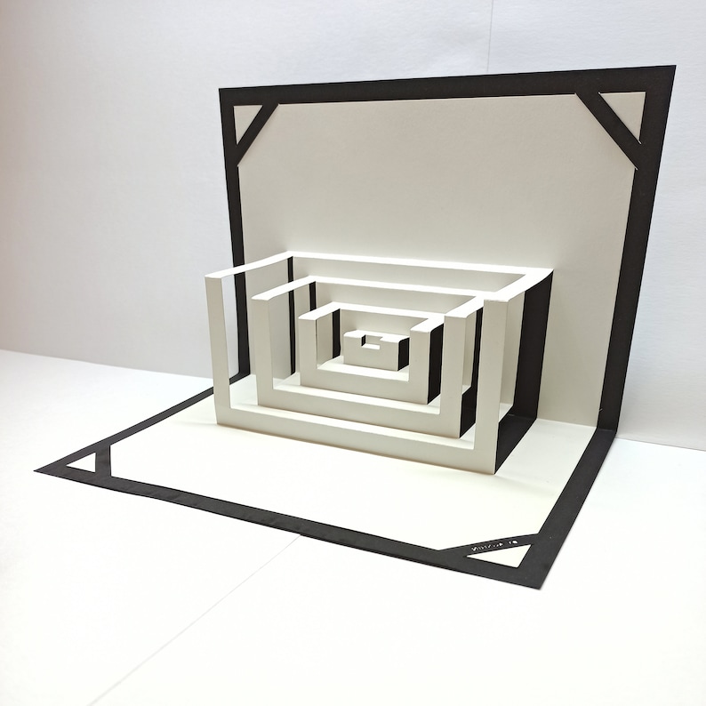 DIY Pop up Card Templates, Architectural Kirigami, 3d Origamic ...