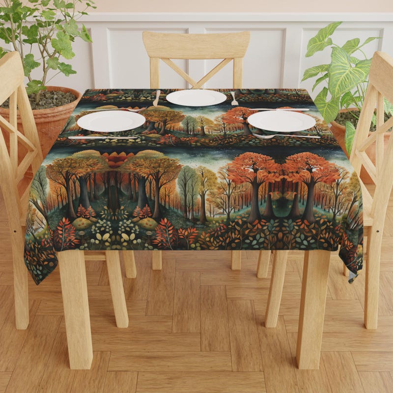 Fall Tablecloth - Etsy