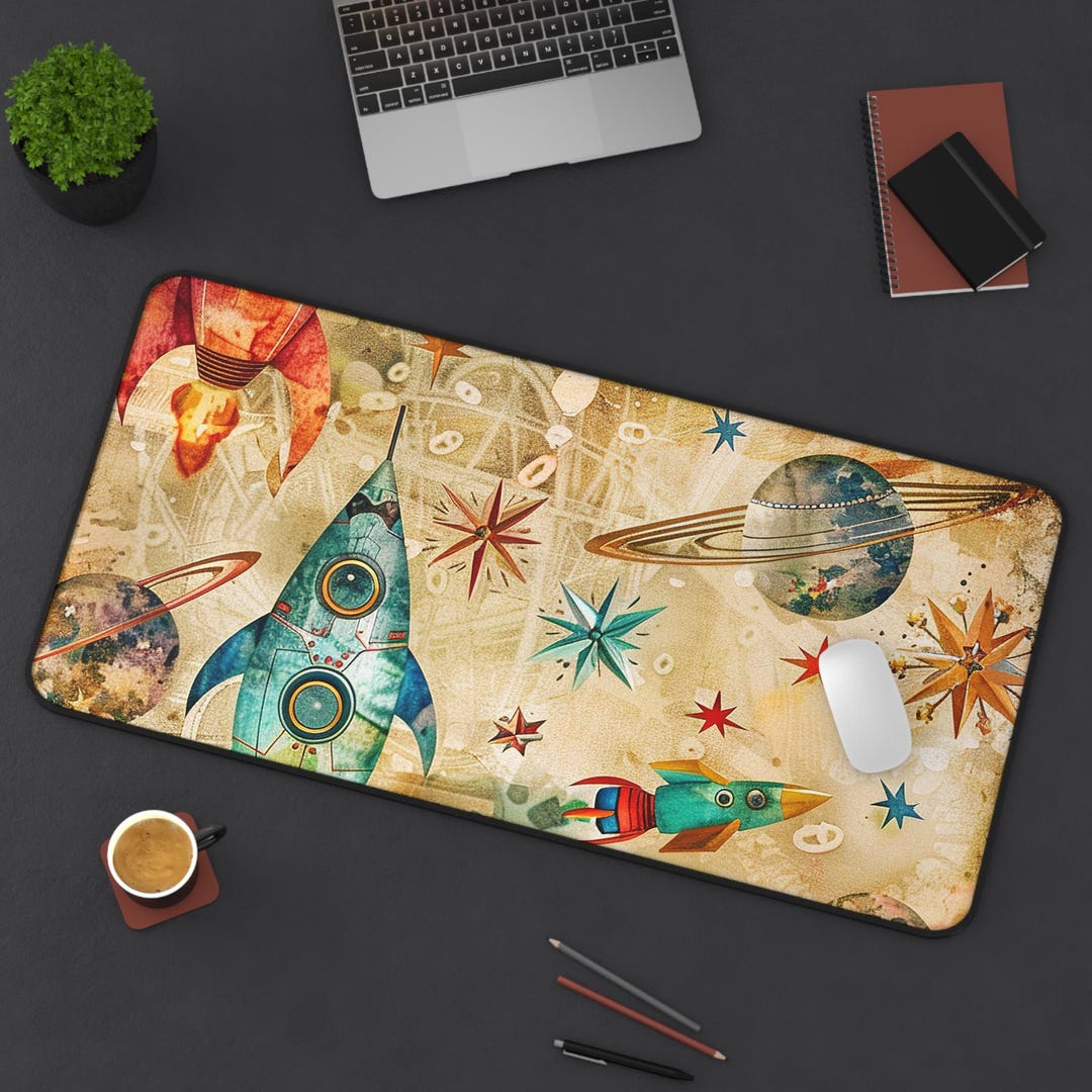 Spaceship, Outer Space, Space Travel, Boys Mousepad, Girls Mouse Pad ...