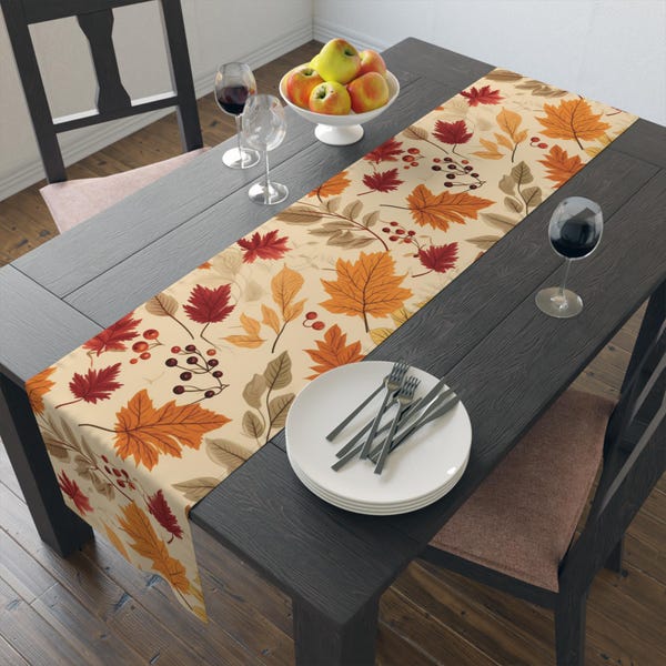 Table Runner Fall - Etsy
