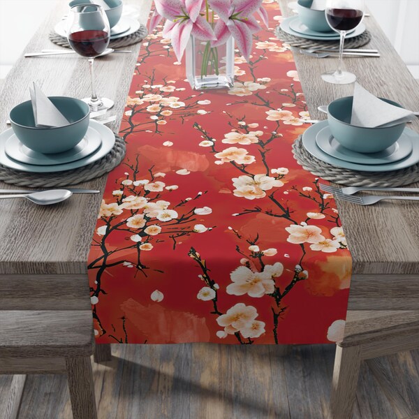 Japanese Table Runner - Etsy