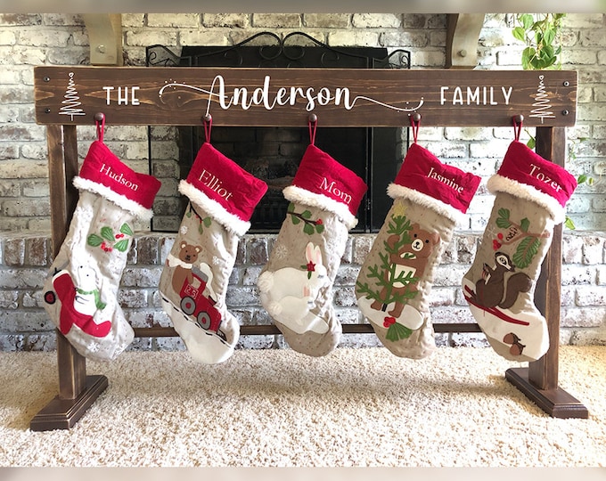 Vertical Stocking Holder 6ft, Stockings Were Hung, Stocking Holder ...