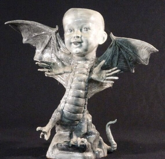 Scary Dragon Baby - Etsy