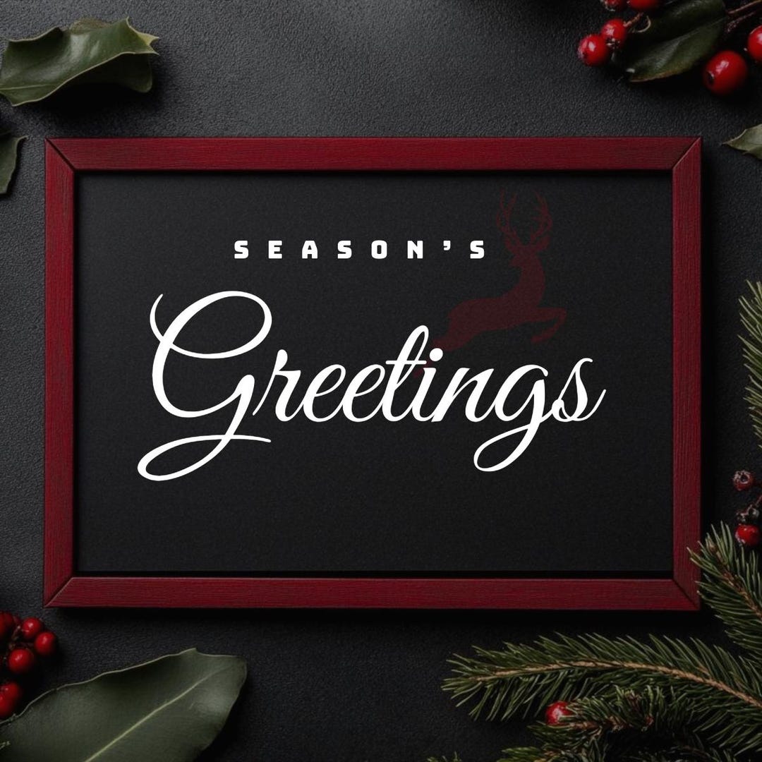 Christmas Chalkboard Backgrounds (35 Pngs) - Digital Download for ...