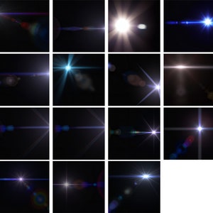 Flare Overlays - Photoshop Overlays, Sun Flare Overlay, Realistic, PNG ...