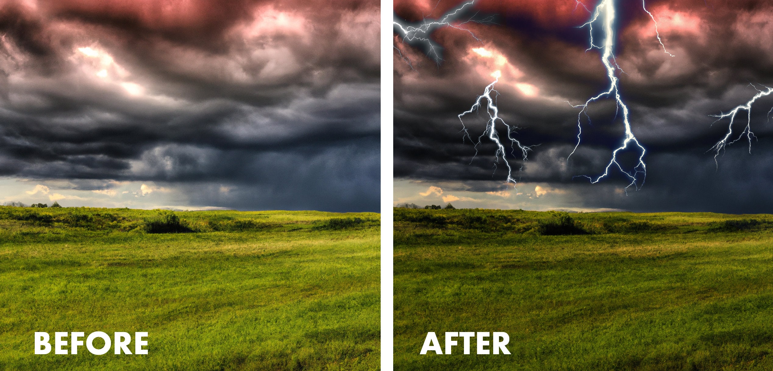 Lightning Overlays (50 PNG), Realistic, Easy to Use, DIGITAL DOWNLOAD ...