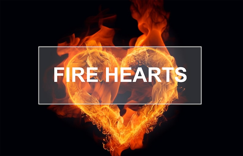 Fire Heart Overlays (9 Transparent Pngs) - Digital Download for ...