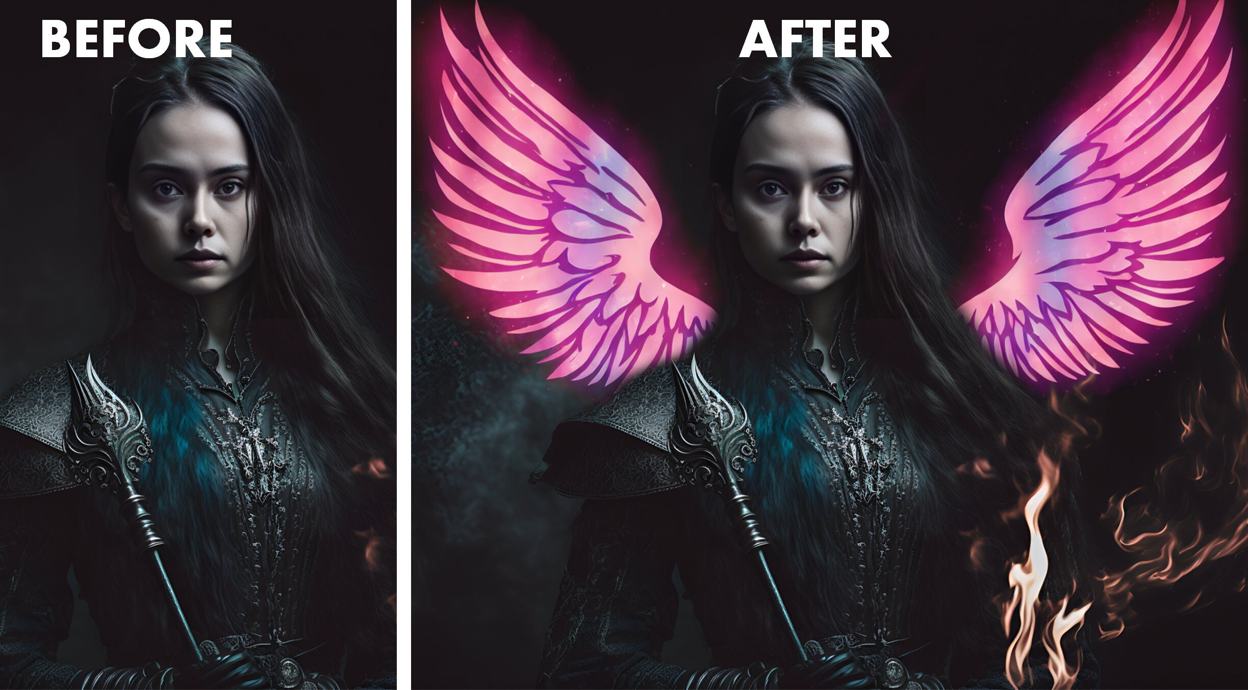 Wings Overlays - (22) - PNG Files - Photoshop Overlays, DIGITAL ...