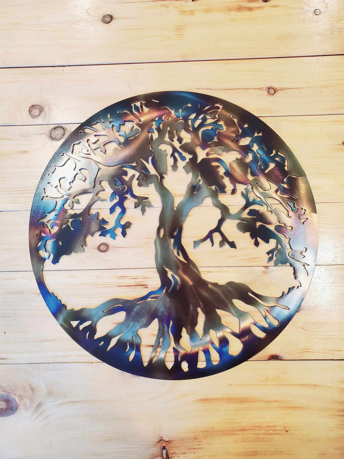 Tree of Life Metal Sign Metal Wall Art Vintage Wall Art - Etsy