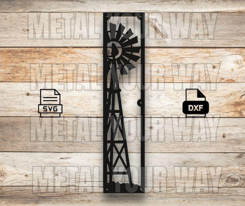 Windmill Sign Svg/dxf Files for CNC Plasma - Metal Your Way Digital ...