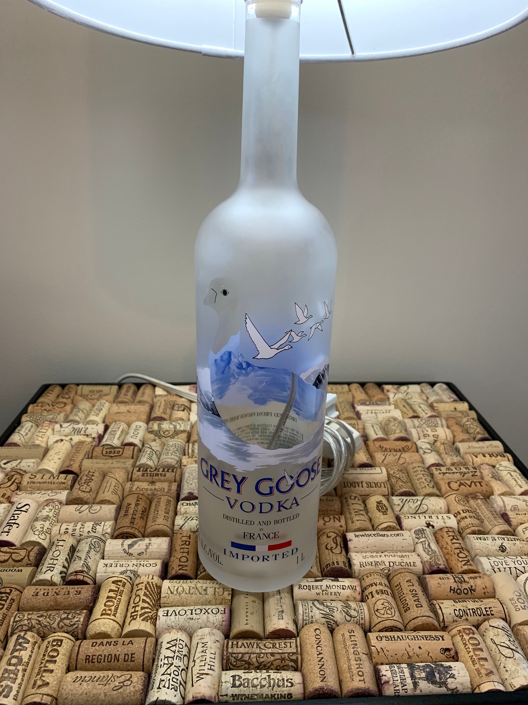 Grey Goose Bottle Lamp - Etsy