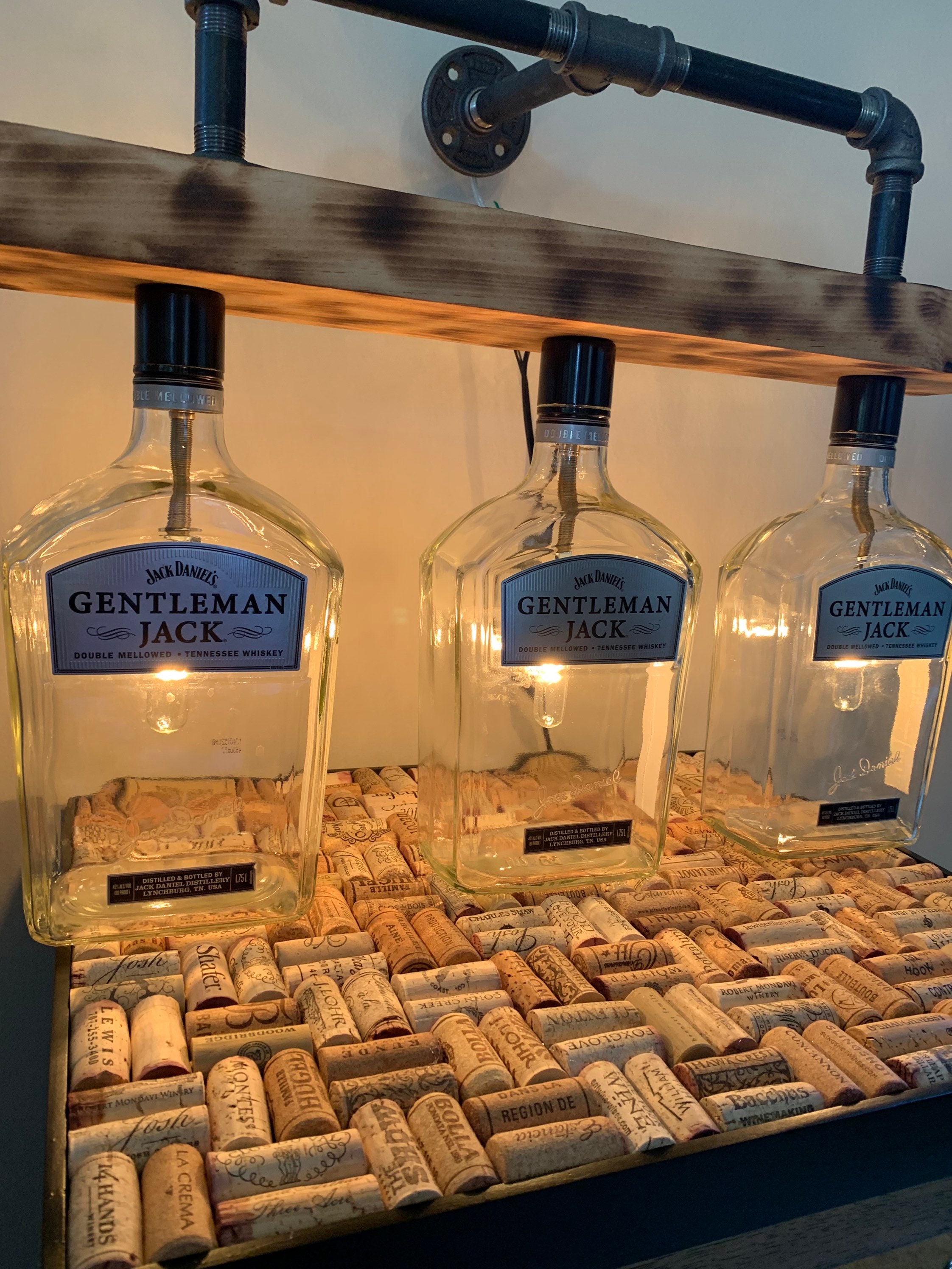 Gentleman Jack Daniels 3 Light Wall Chandelier - Etsy