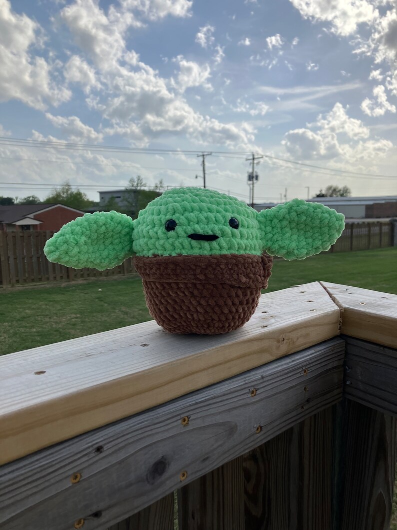 Baby Alien Plush Crochet Plushie Squish Amigurumi Toy for Kids or ...