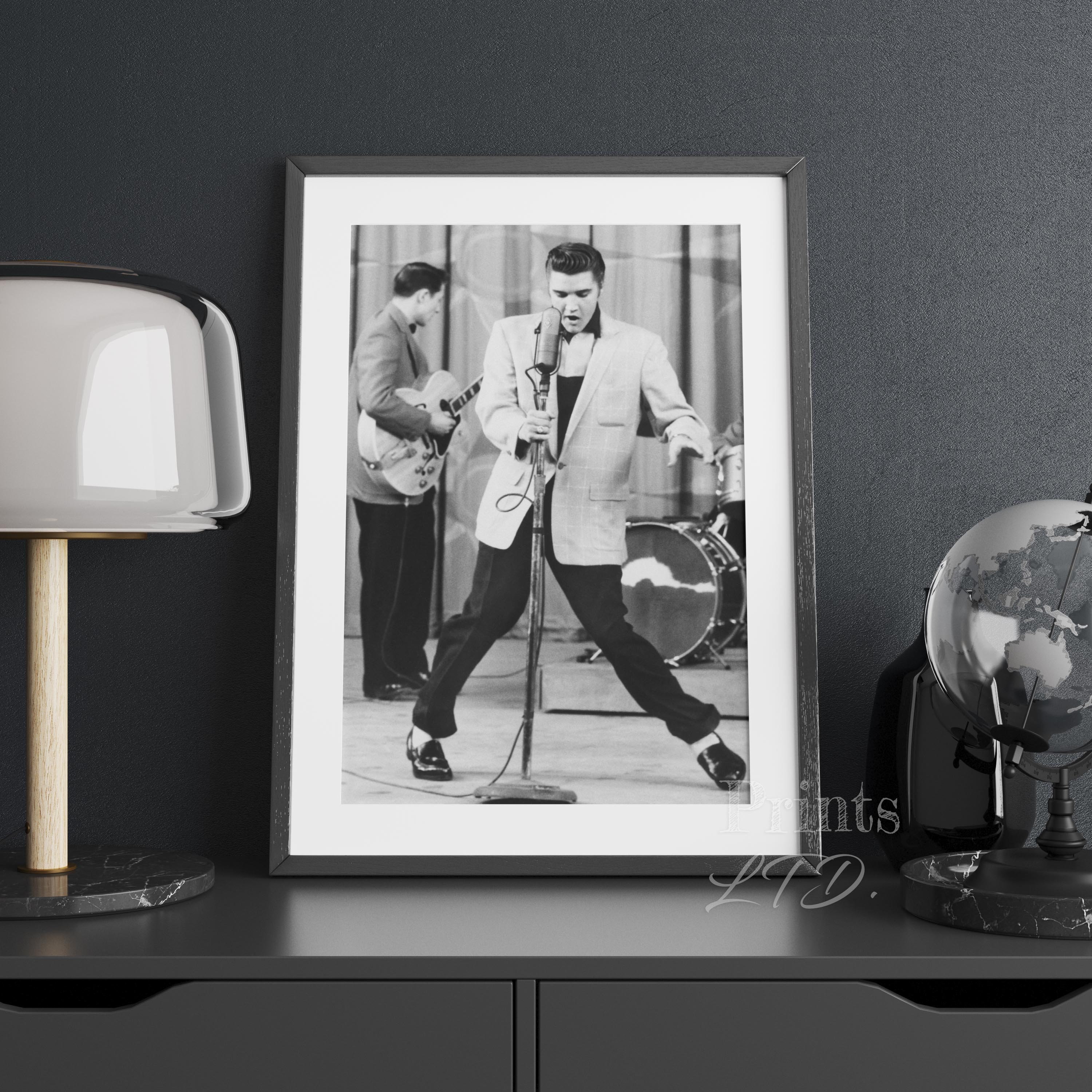 Elvis Presley Rock and Roll Music Poster