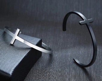 Cross Bracelet Men - Etsy