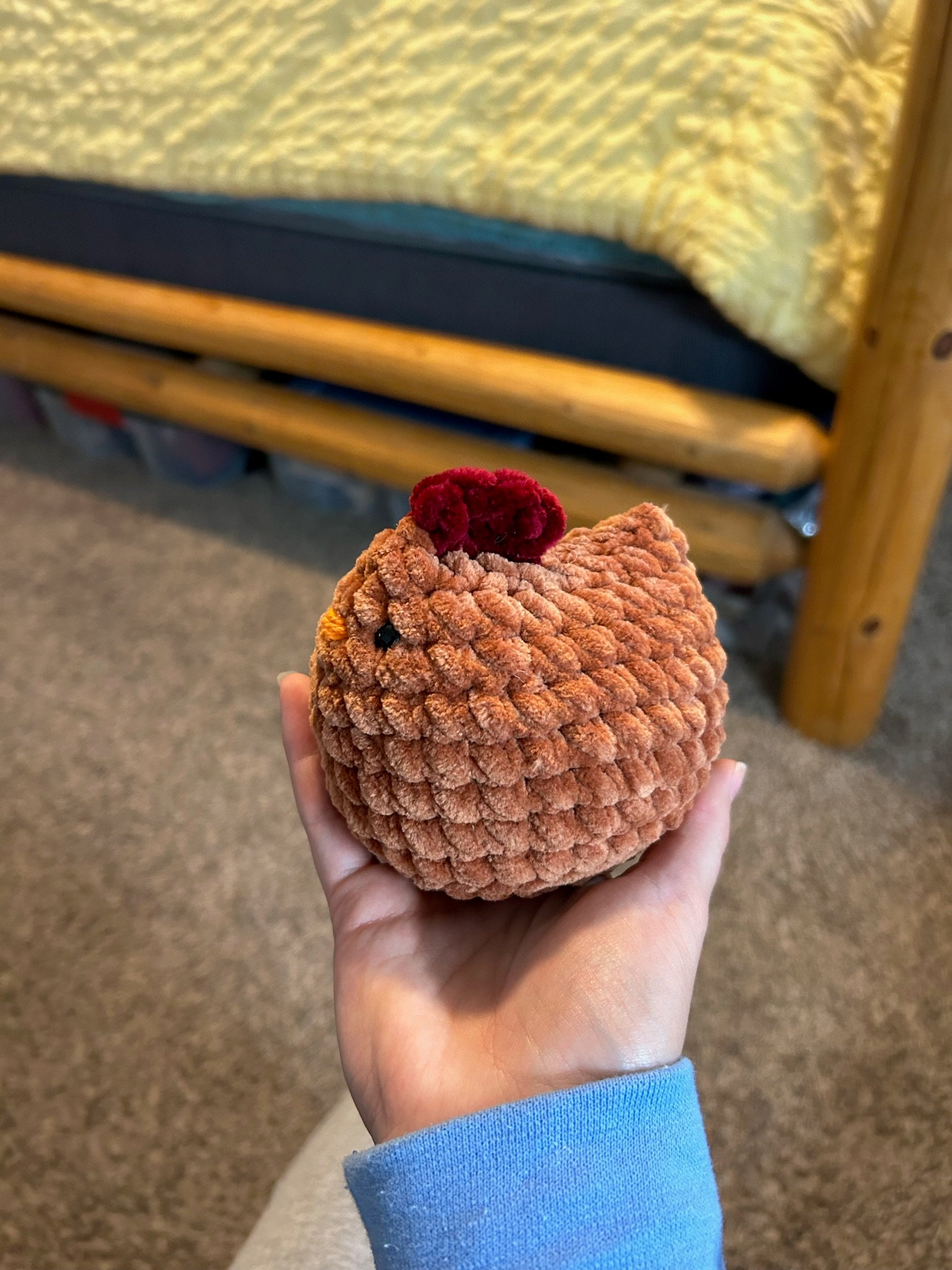 Chonky Chicken Handmade Crochet Plush - Etsy