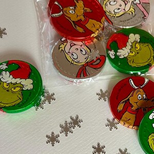 THE GRINCH CHOCOLATE X 5 Coins Christmas Christmas Eve Box Girls Boys ...