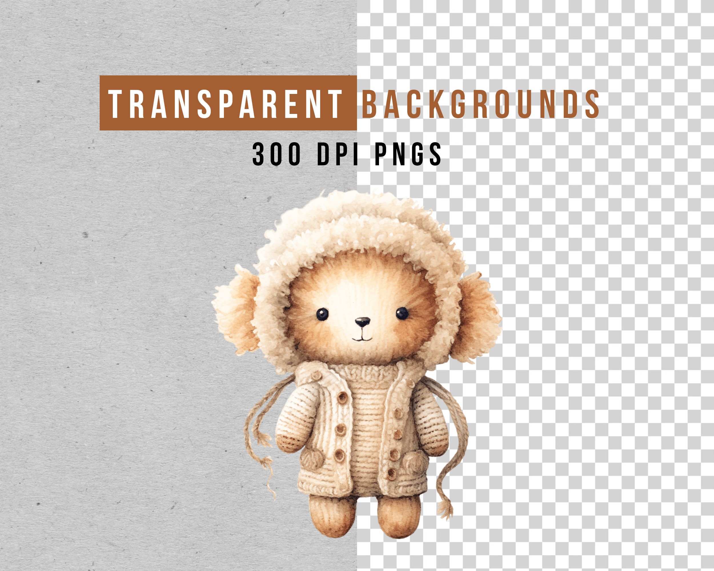 Boho Baby Clothes Clipart, Nursery Wall Art Watercolor Clip Art ...