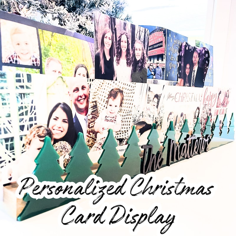 Christmas Card Holder - Etsy