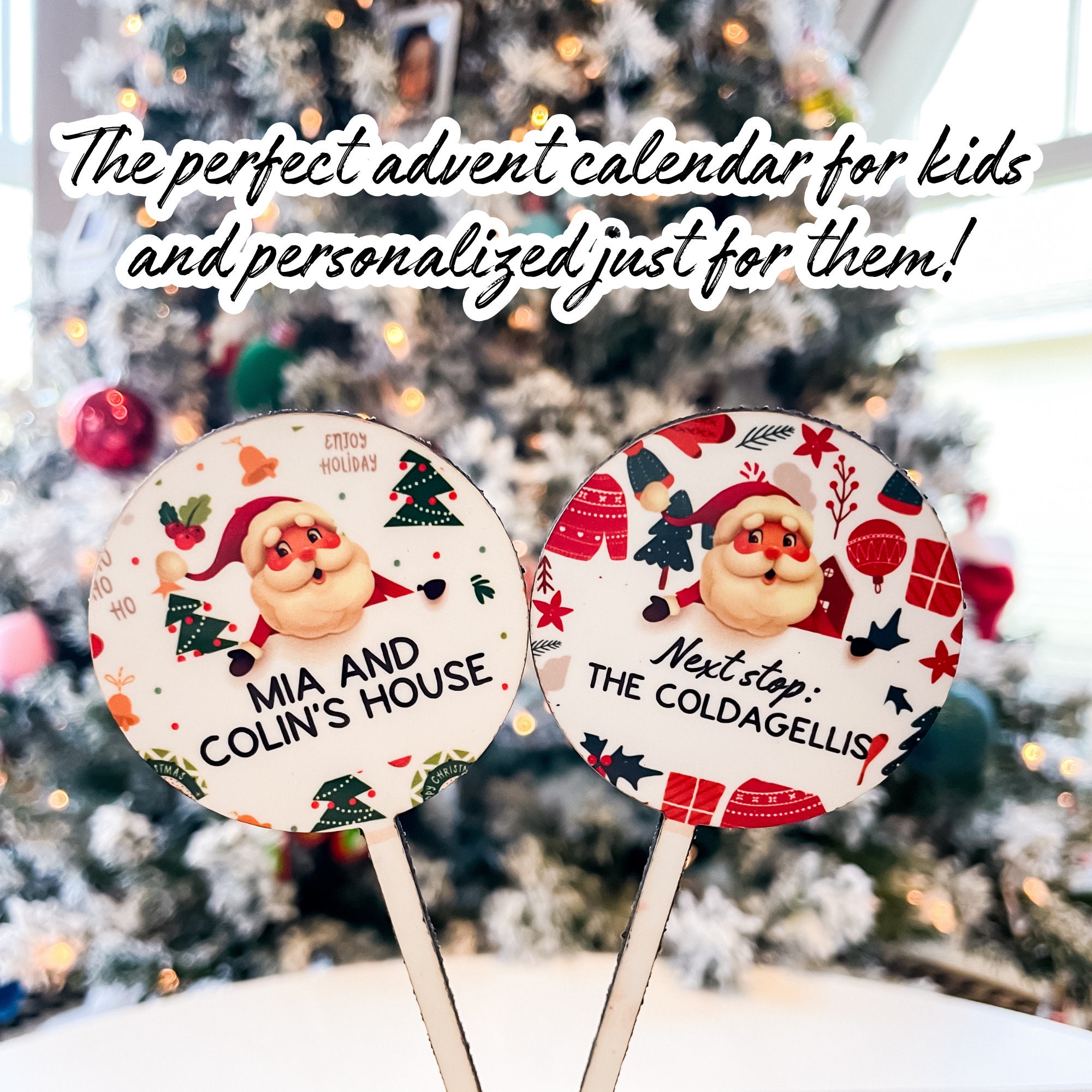 Advent Calendar for Kids, Personalized Advent Calendar, Christmas Card ...