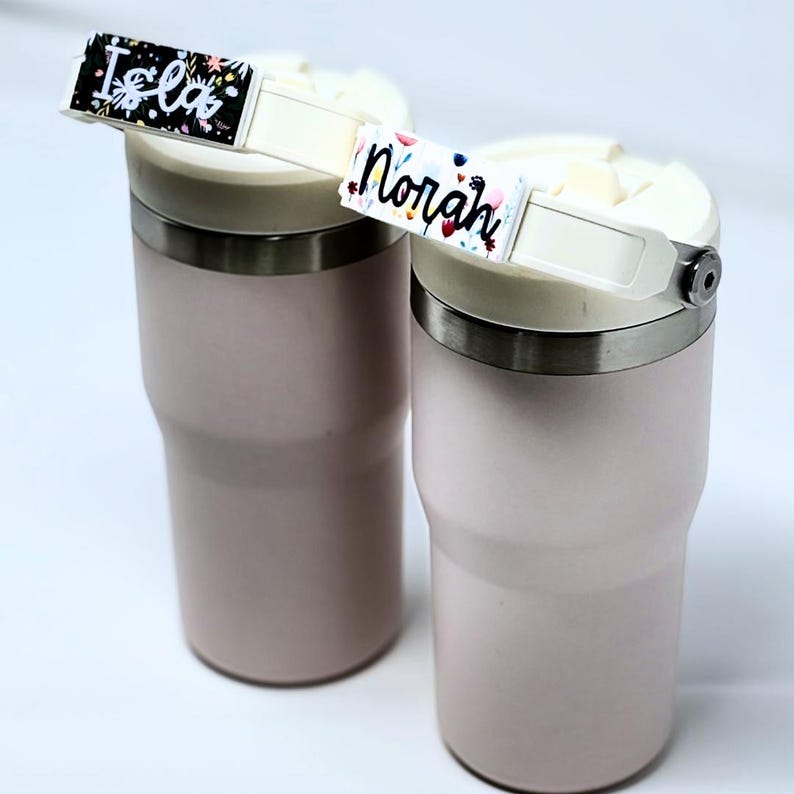 Personalized Stanley Tumbler Name Plate - Iceflow Lid Tag - Etsy